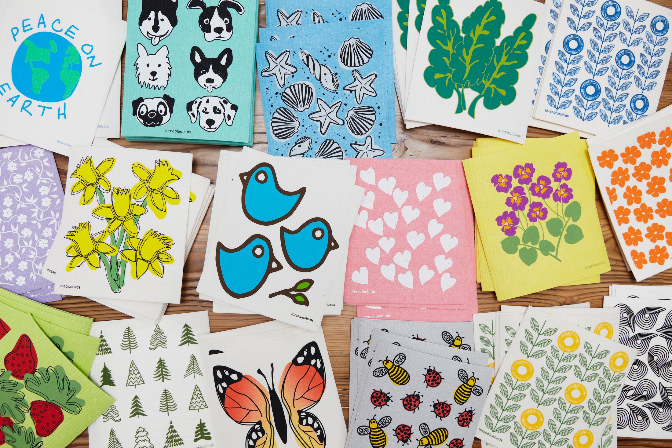 Home | Three Bluebirds Swedish Dishcloth – Three Bluebirds Swedish ...